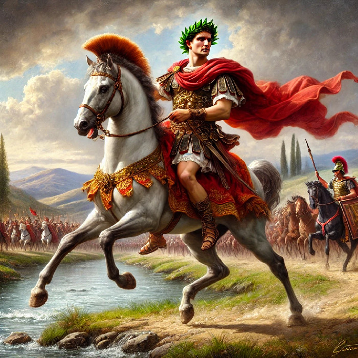 Caesar and the Rubicon :: theriverrubicon